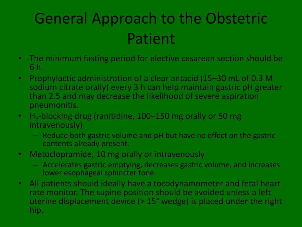 Ppt Obstetric Anesthesia Powerpoint Presentation Free Download Id