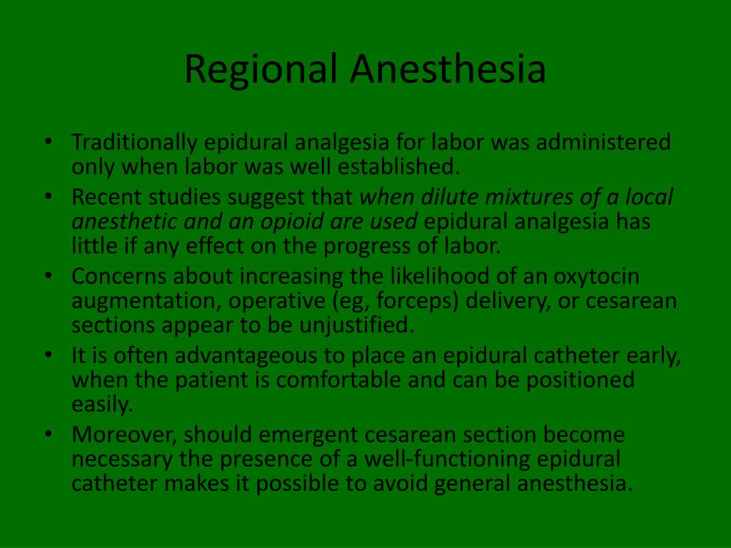 Ppt Obstetric Anesthesia Powerpoint Presentation Free Download Id