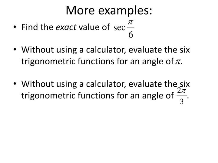 PPT - UNIT CIRCLE QUIZ! PowerPoint Presentation - ID:2128533