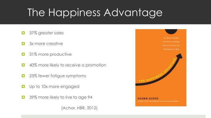 PPT - The Happiness Advantage: Research Linking Happiness and Success ...