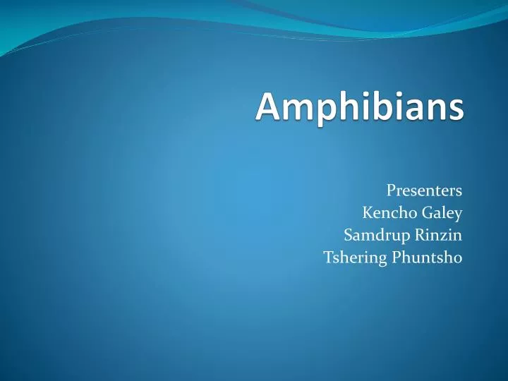 PPT - Amphibians PowerPoint Presentation, free download - ID:2129209