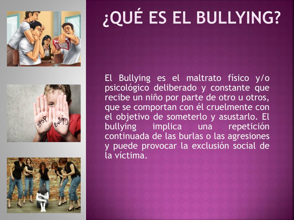 Ppt ¿qué Es El Bullying Powerpoint Presentation Free Download Id