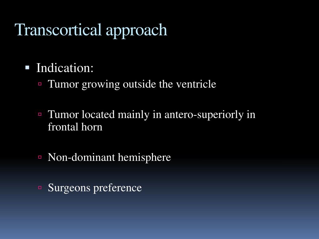 PPT - Anatomy & surgical approaches to lateral ventricles PowerPoint ...