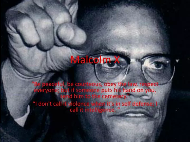 PPT - Malcolm X PowerPoint Presentation, free download - ID:2129963