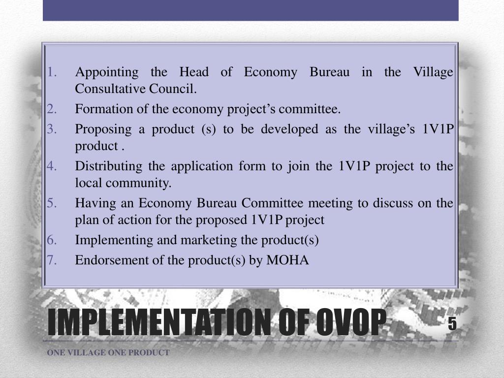 PPT - 1 VILLAGE 1 PRODUCT NEGARA BRUNEI DARUSSALAM PowerPoint ...