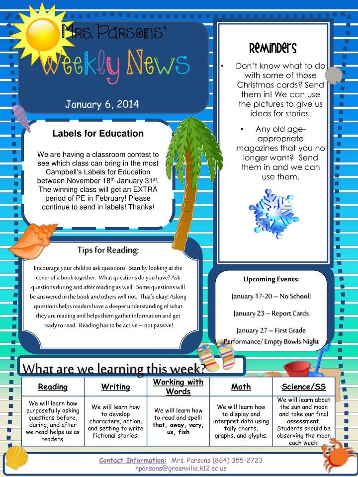 PPT - Reminders PowerPoint Presentation, free download - ID:2130527