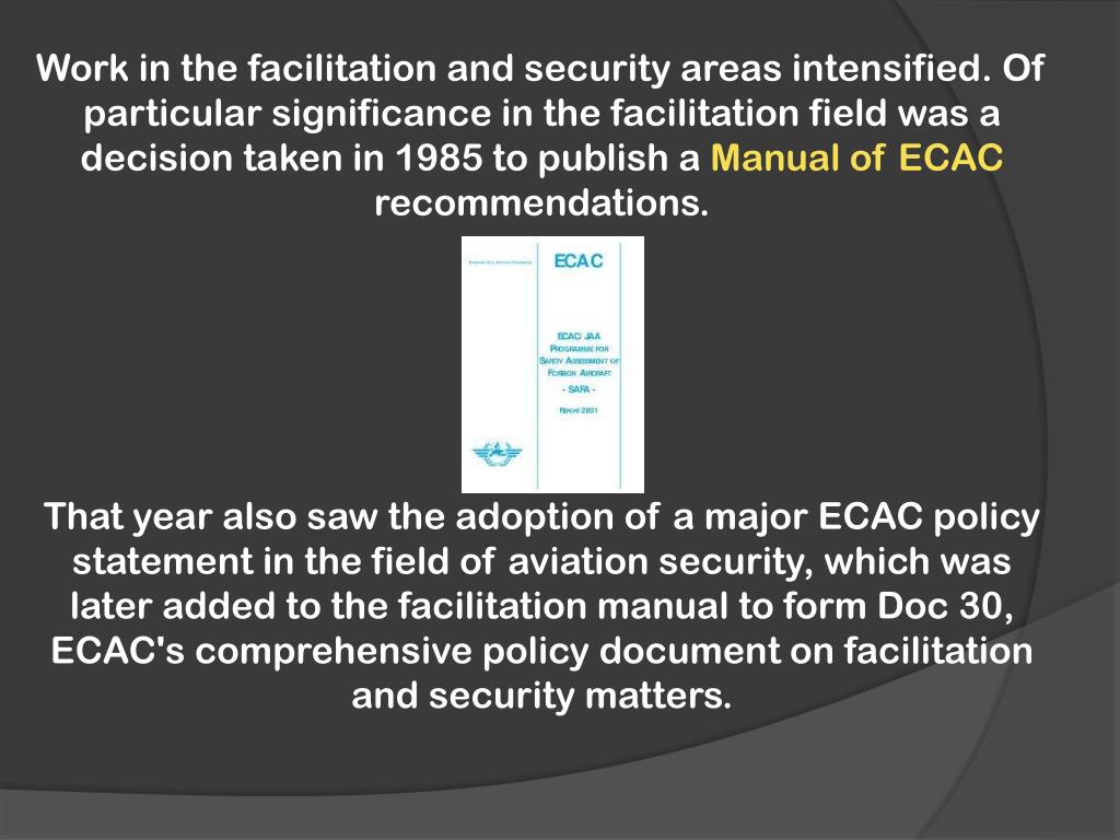 PPT - ECAC The European Civil Aviation Conference PowerPoint ...