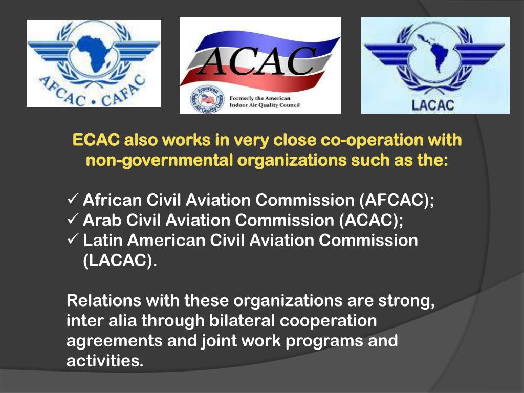 PPT - ECAC The European Civil Aviation Conference PowerPoint ...