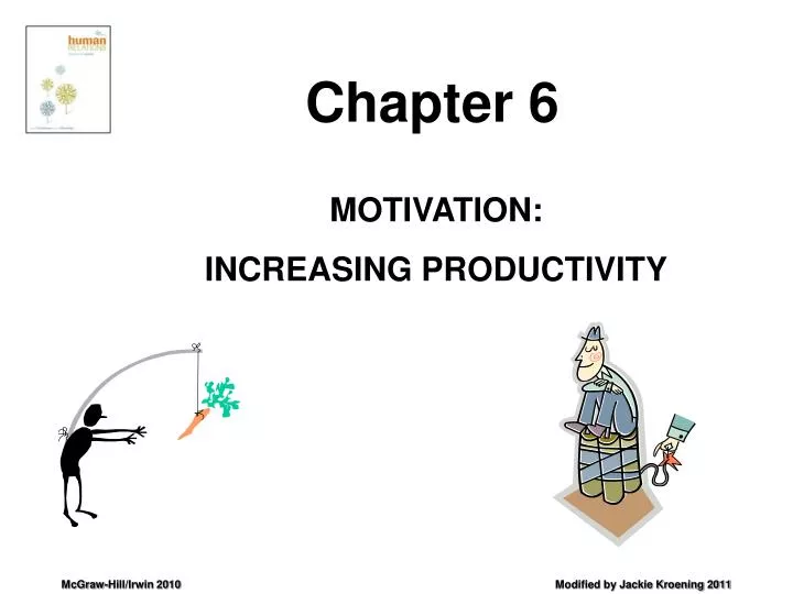 PPT - MOTIVATION: INCREASING PRODUCTIVITY PowerPoint Presentation, free ...