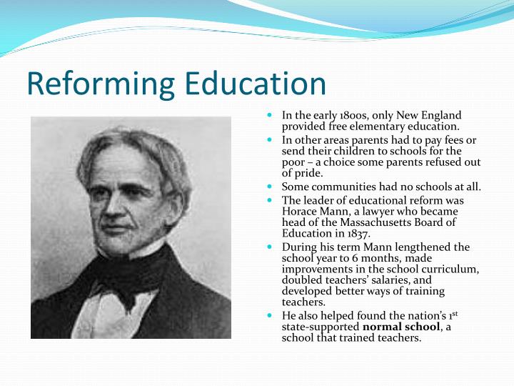 Education Reform History