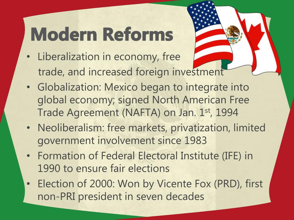 PPT - Political and Economic Change in Mexico PowerPoint Presentation ...