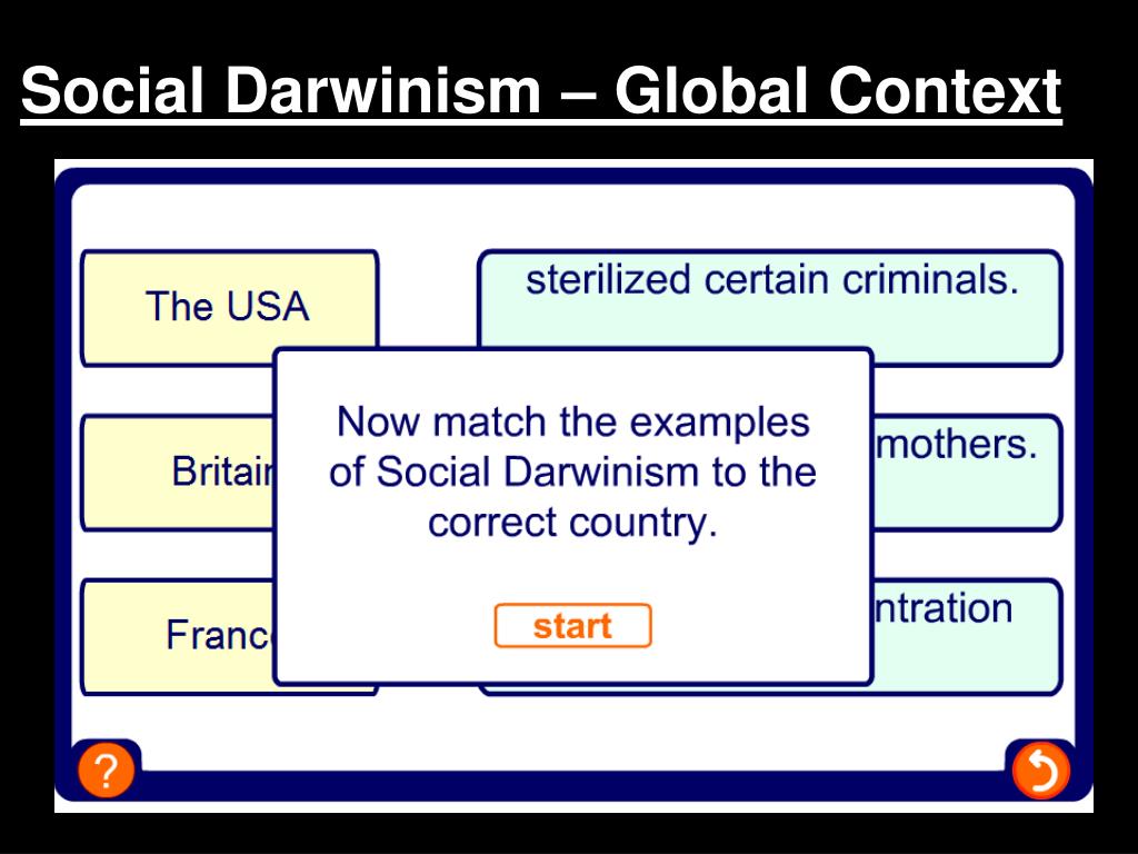 PPT - Nazi ideas of Race: Social Darwinism PowerPoint Presentation ...