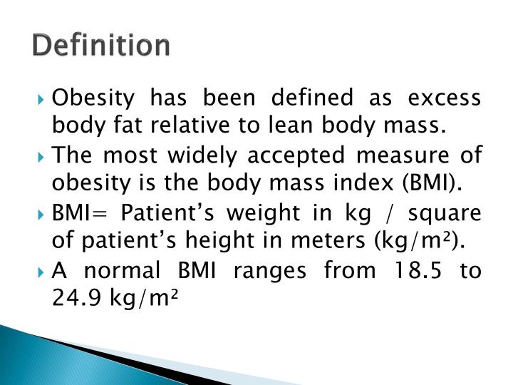 PPT - Morbid Obesity PowerPoint Presentation - ID:2132506