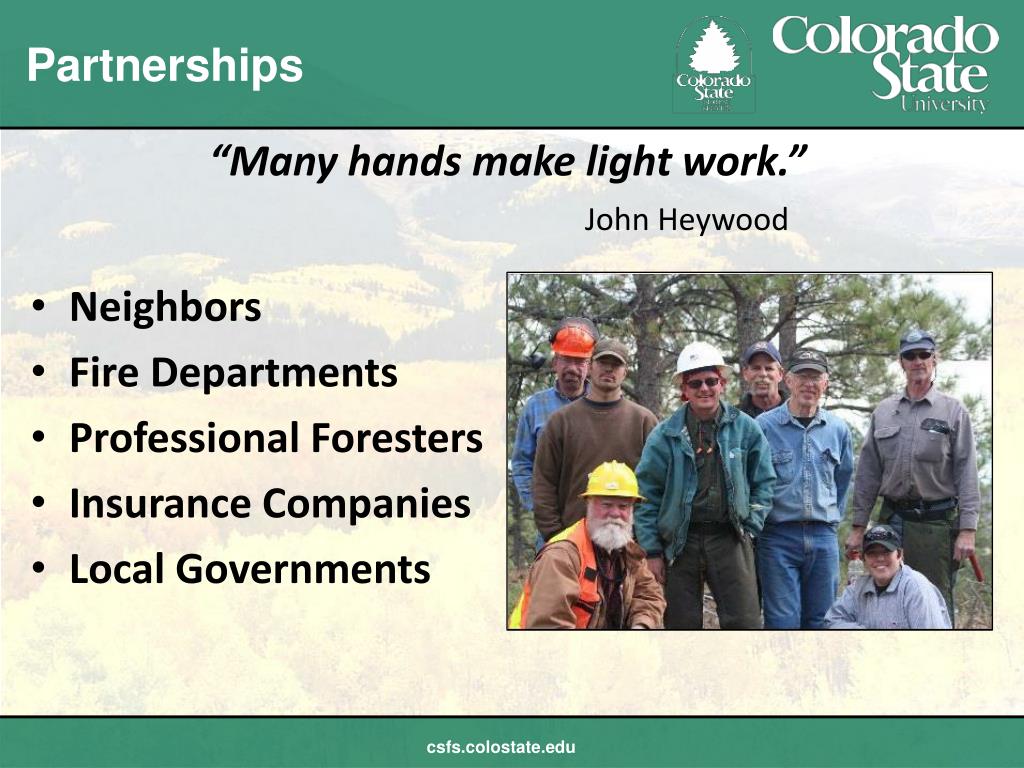 PPT - Community Wildfire Protection Plans Pikes Peak Wildfire ...