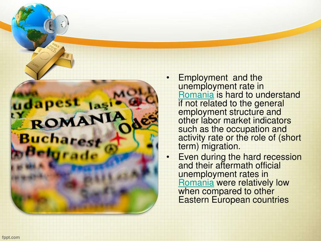 PPT - Employment and the unemployment rate in ROMANIA PowerPoint ...
