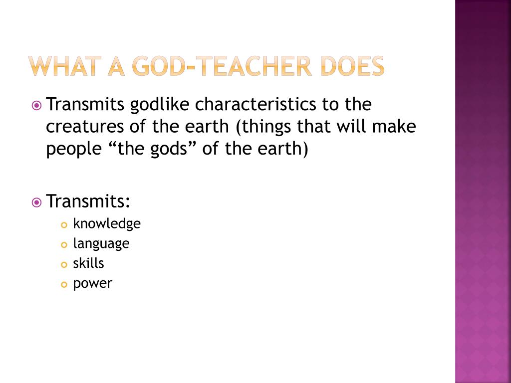 PPT - The god-teacher archetype PowerPoint Presentation, free download ...