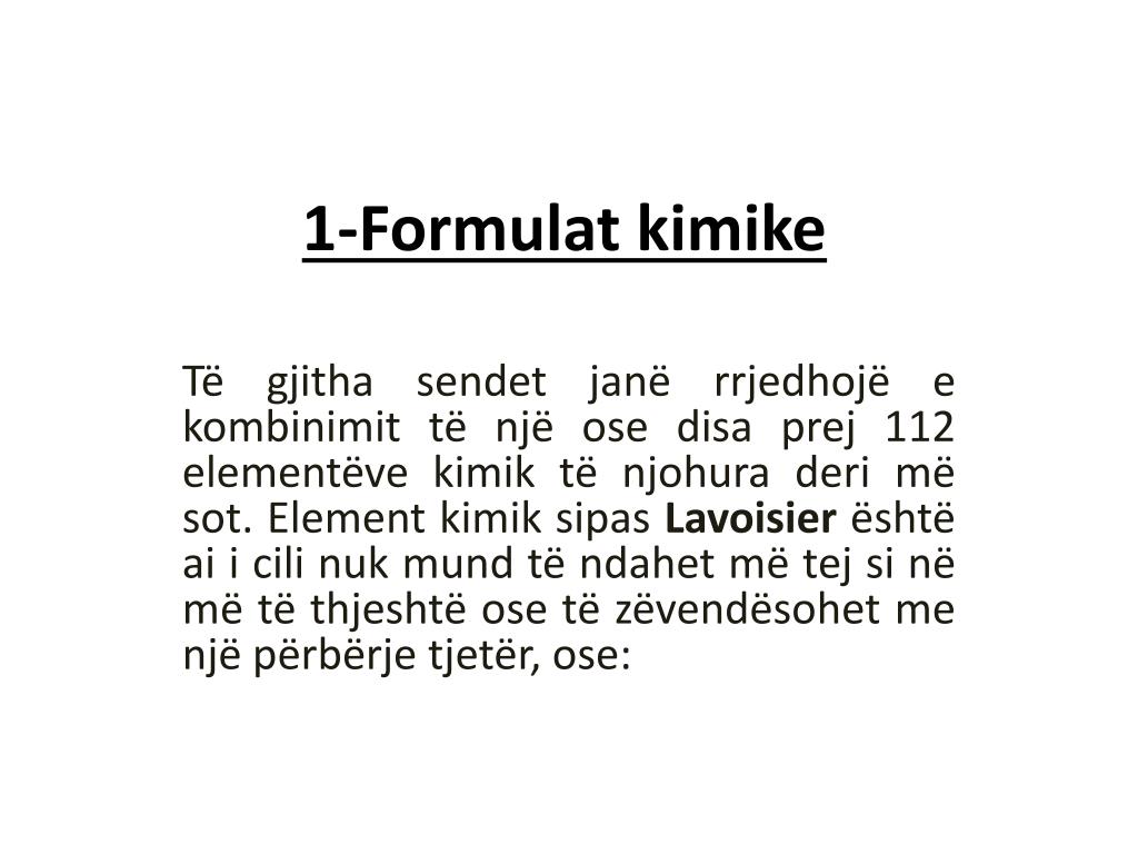 PPT - EMËRTIMI I KOMPONIMEVE KIMIKE INORGANIKE PowerPoint Presentation ...