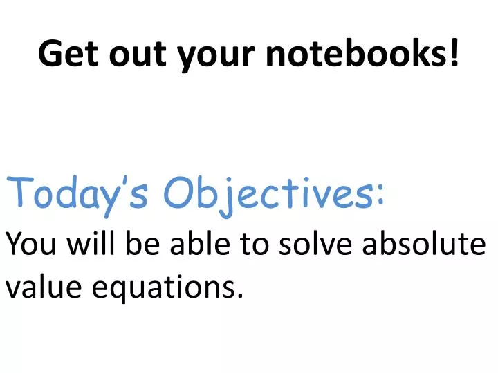 PPT - Today’s Objectives: PowerPoint Presentation, free download - ID ...