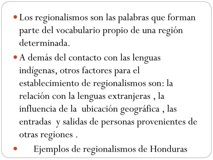 PPT - Tema: Regionalismos PowerPoint Presentation - ID:2134400