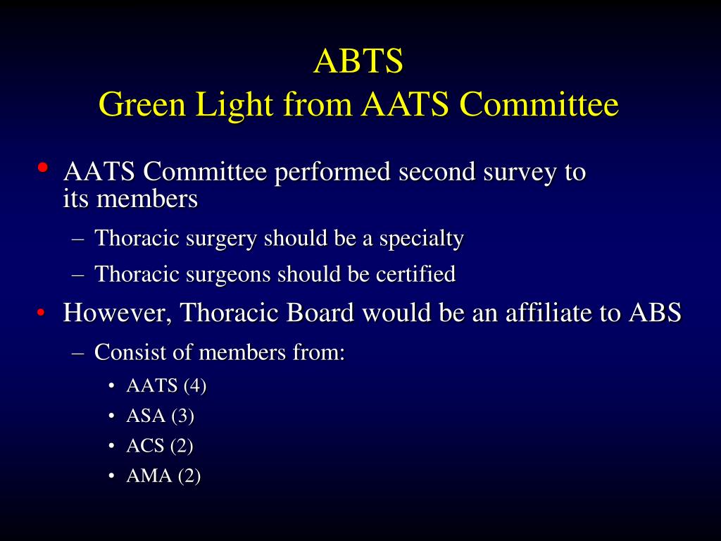 PPT - American Board of Thoracic Surgery Spring Meeting PowerPoint ...