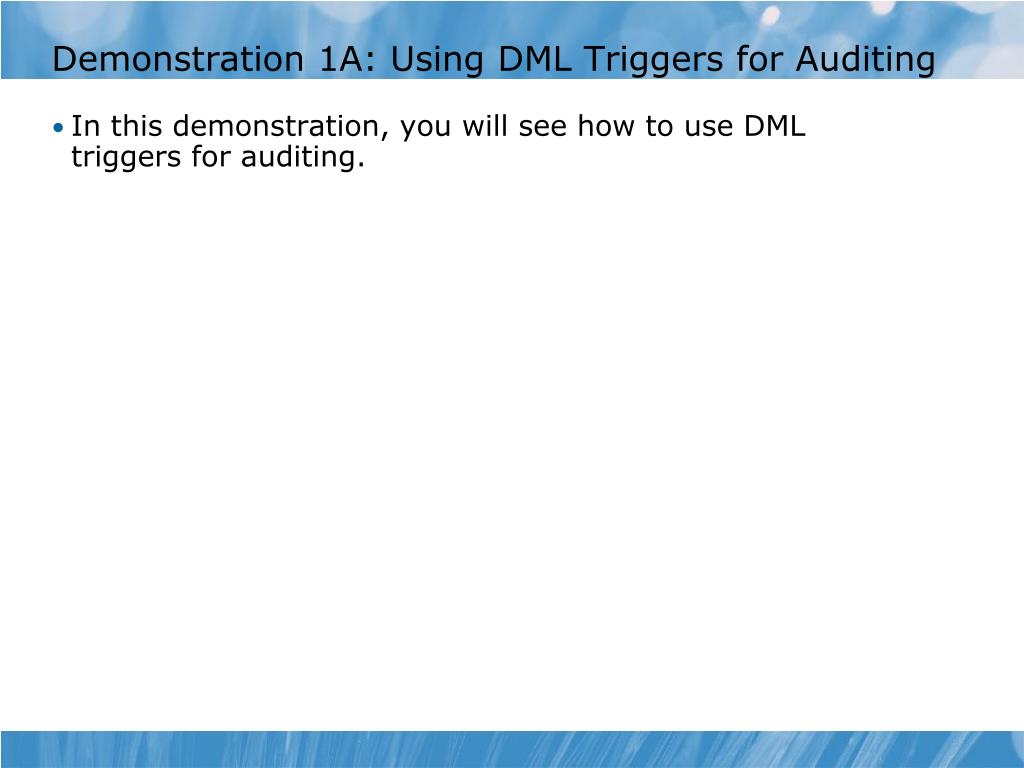 PPT - Module 12 Auditing SQL Server Environments PowerPoint ... PPT - Module 12 Auditing SQL Server Environments PowerPoint ...