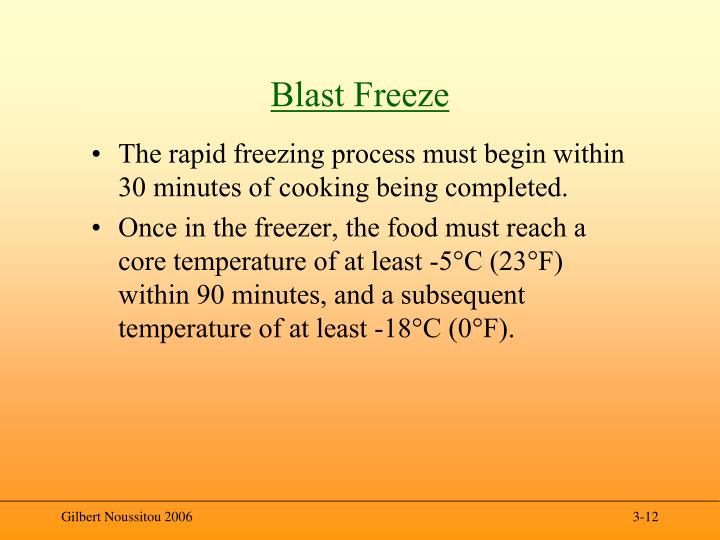 PPT - NUTRITION L3 COOK & CHILL and COOK & FREEZE SYSTEMS PowerPoint ...