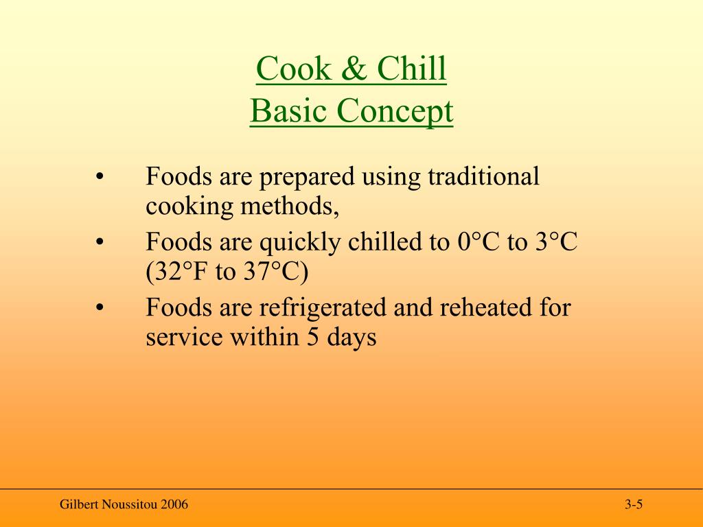 PPT - NUTRITION L3 COOK & CHILL and COOK & FREEZE SYSTEMS PowerPoint ...