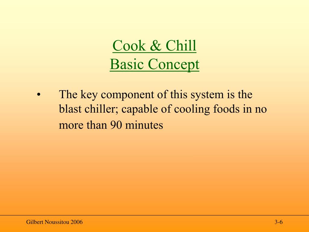 PPT - NUTRITION L3 COOK & CHILL and COOK & FREEZE SYSTEMS PowerPoint ...