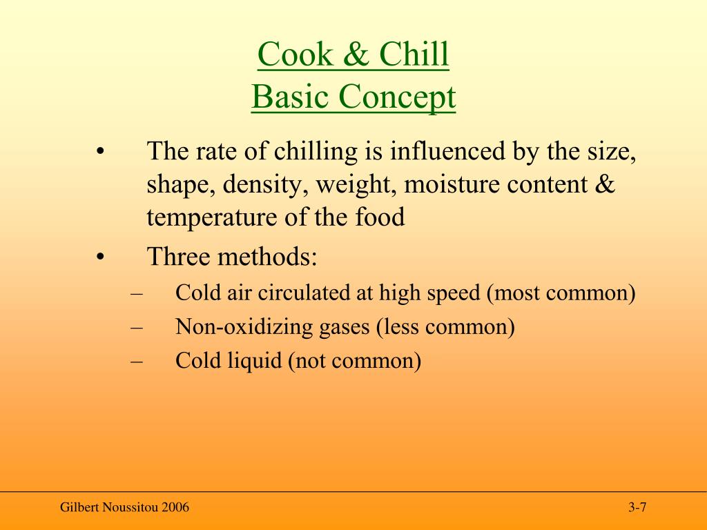 PPT - NUTRITION L3 COOK & CHILL and COOK & FREEZE SYSTEMS PowerPoint ...