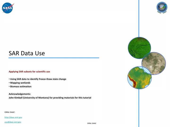 PPT - SAR Data Use PowerPoint Presentation, free download - ID:2134864