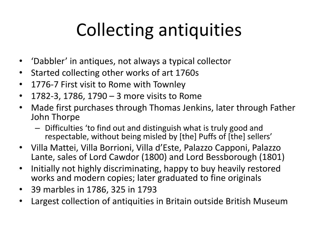 PPT - Collecting Antiquities: Henry Blundell PowerPoint Presentation ...