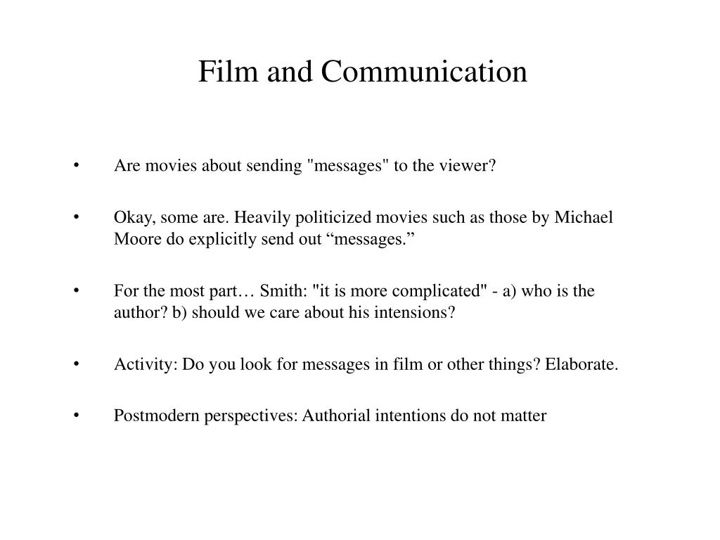 PPT - Film 1010: Film Aesthetics and Analysis (Fall 2013) PowerPoint ...