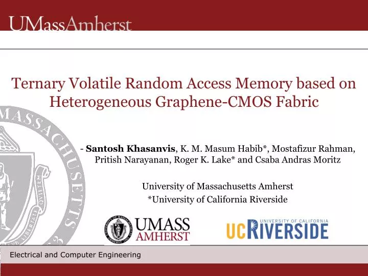 PPT - Ternary Volatile Random Access Memory based on Heterogeneous ... PPT - Ternary Volatile Random Access Memory based on Heterogeneous ...