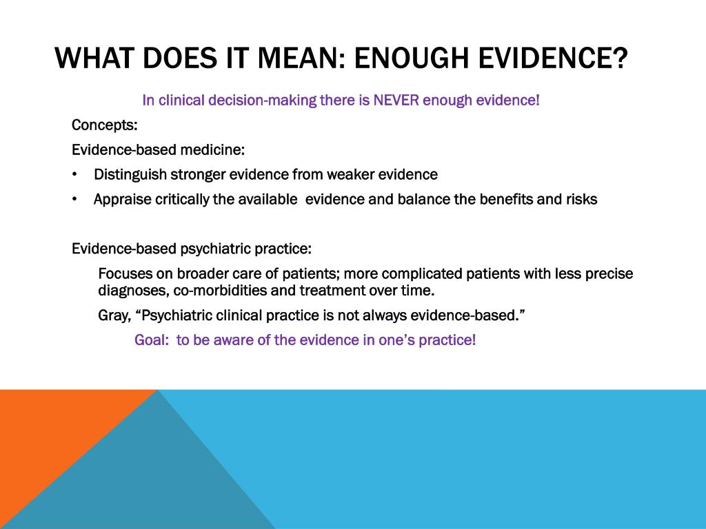 PPT - Evidence-based Psychiatry: Searching the literature and ...
