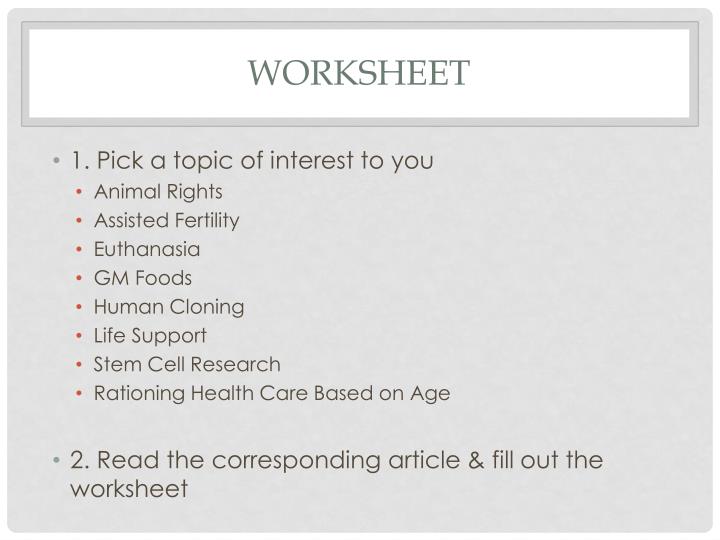 PPT - Bioethics PowerPoint Presentation - ID:2135565