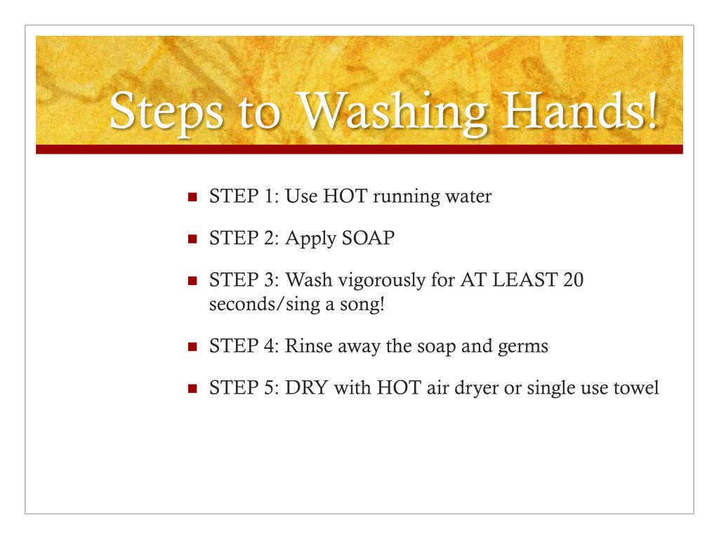 PPT - Safe Food Handling Steps: Wash Hands & Prevent Foodborne ...