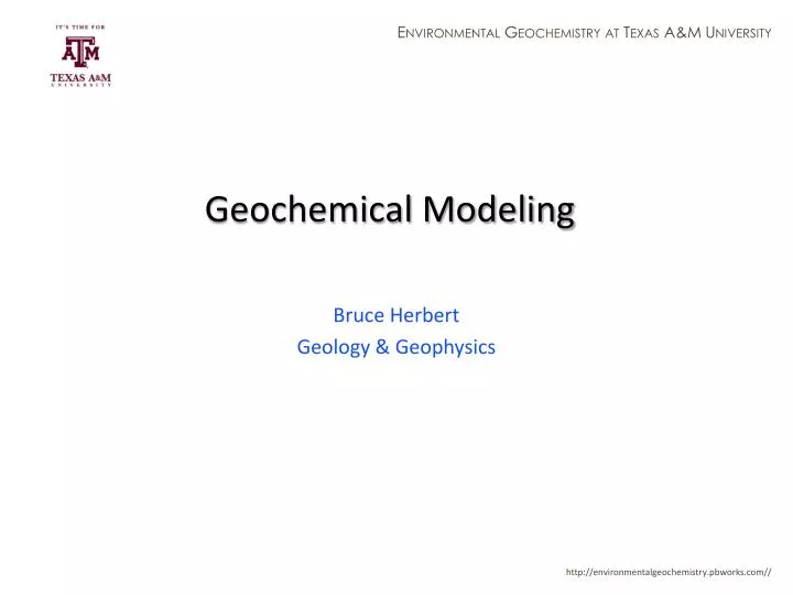 PPT - Geochemical Modeling PowerPoint Presentation, free download - ID ...