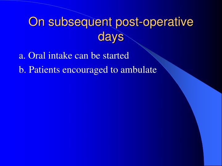 PPT - PRE-OPERATIVE & POST-OPERATIVE CARE PowerPoint Presentation - ID ...