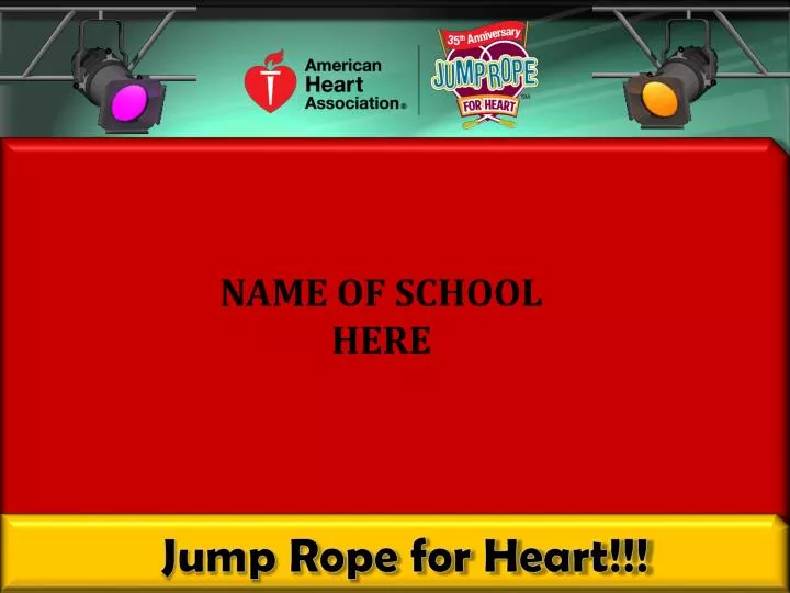 PPT - Jump Rope for Heart!!! PowerPoint Presentation, free download ...