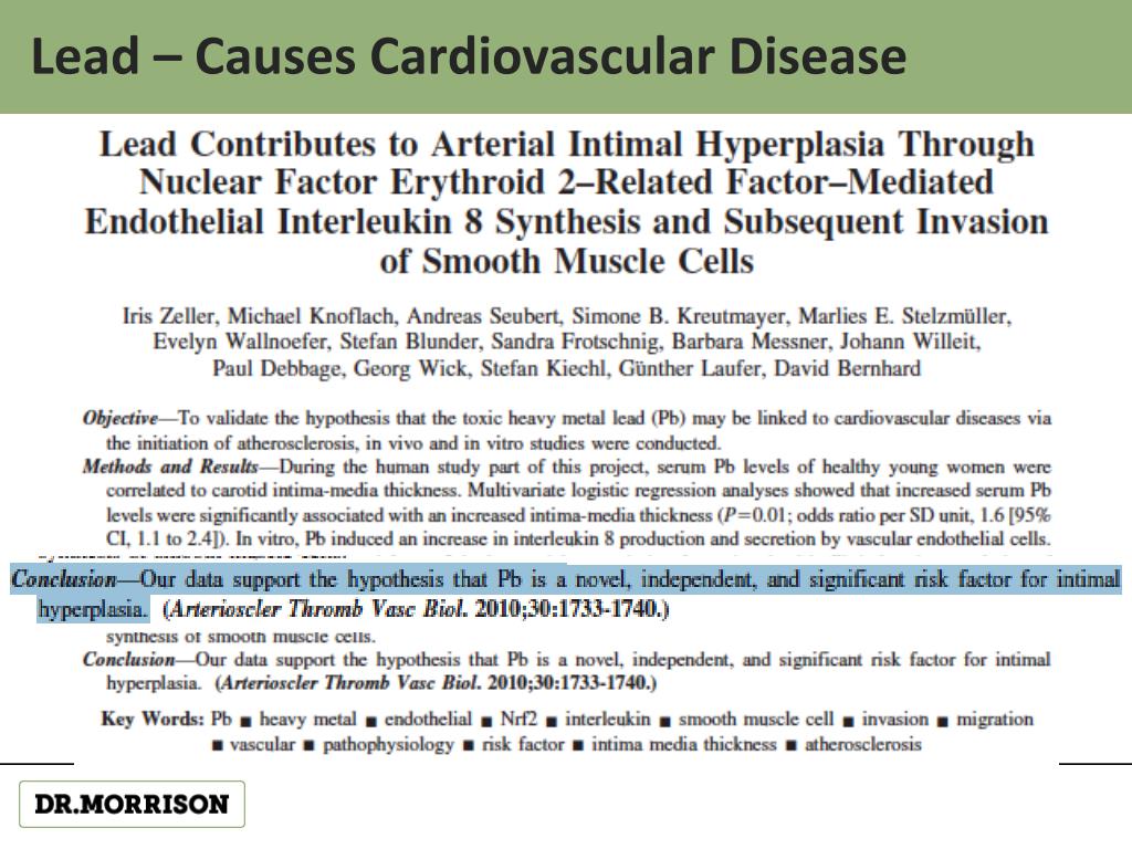 PPT - Toxic Metals, Cardiovascular Disease, and EDTA Chelation Therapy ...