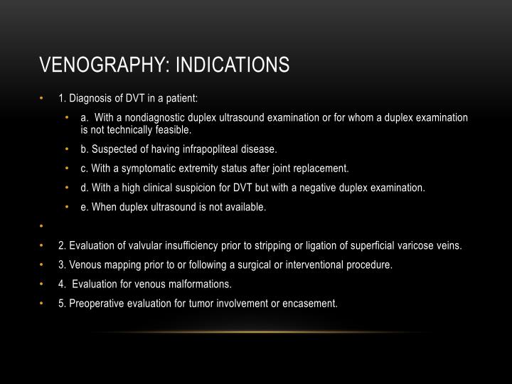 PPT - Imaging approach to a patient with an acute swolen leg ...