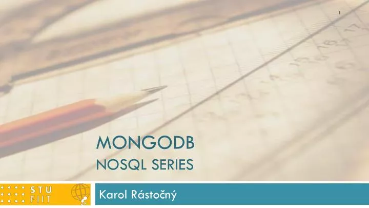 Ppt Mongodb Nosql Series Powerpoint Presentation Free Download Id 2137594