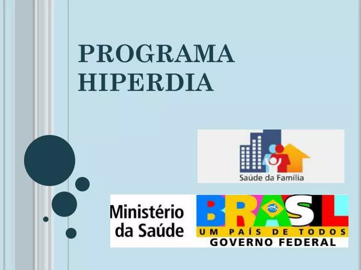 PPT - PROGRAMA HIPERDIA PowerPoint Presentation, free download - ID:2137611