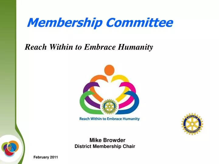 PPT - Membership Committee PowerPoint Presentation, free download - ID ...