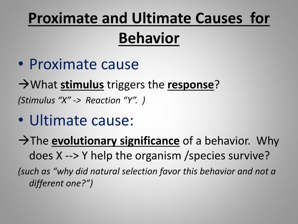 PPT - Animal Behavior -- Ethology From the Greek: Ethos (character) and ...