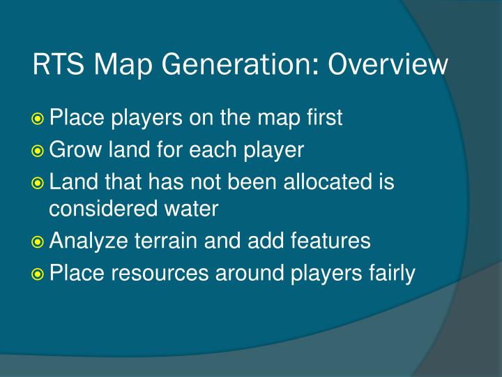 PPT - Map / Wall Generation PowerPoint Presentation - ID:2138177