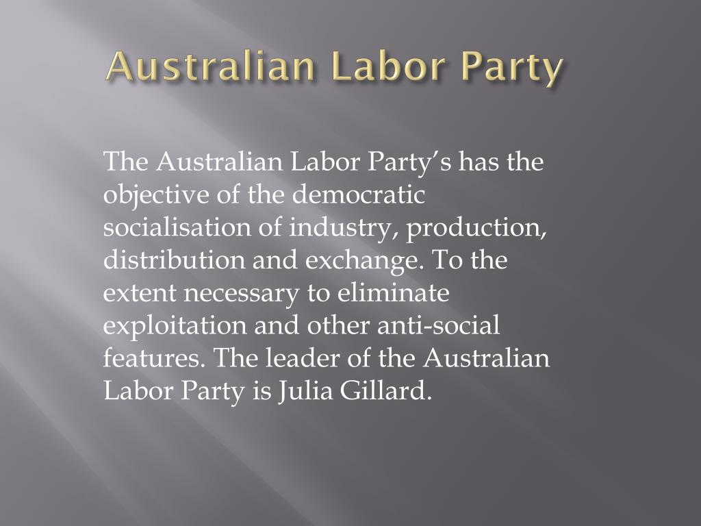 PPT - Political Parties of Australia PowerPoint Presentation, free ...