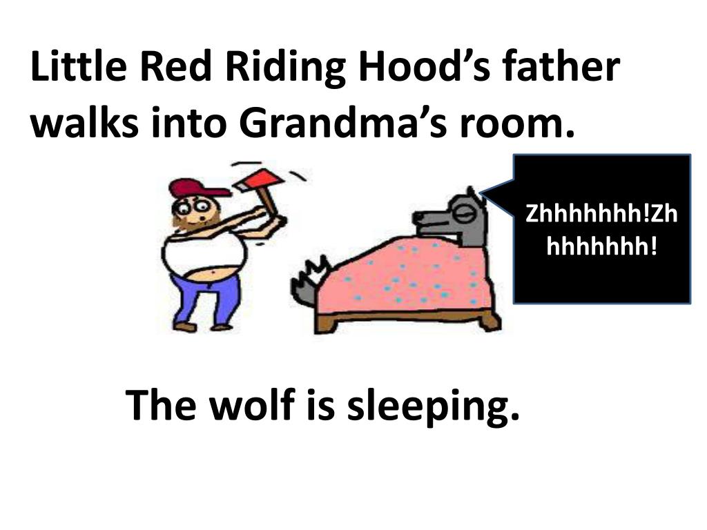 PPT - This is the story of a little girl , her grandma and a big bad ...