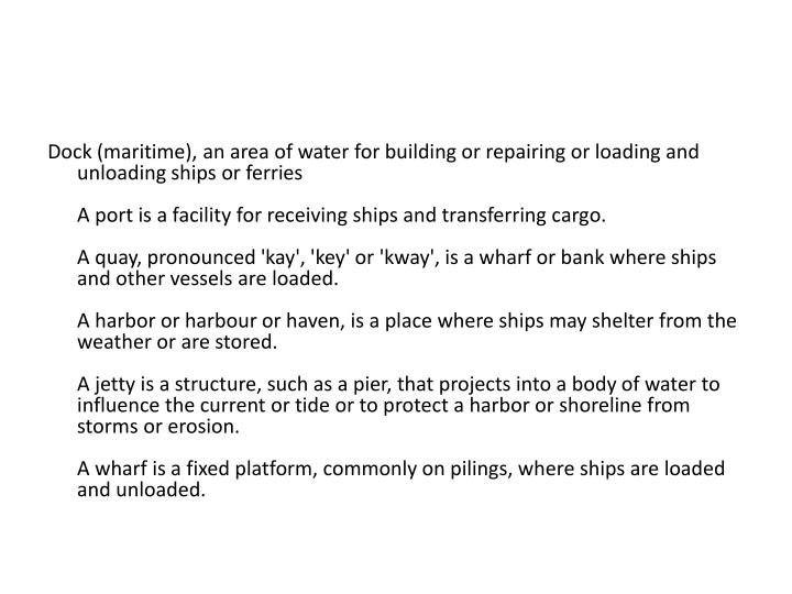PPT - UNIT-5 HARBOUR ENGINEERING PowerPoint Presentation - ID:2138424