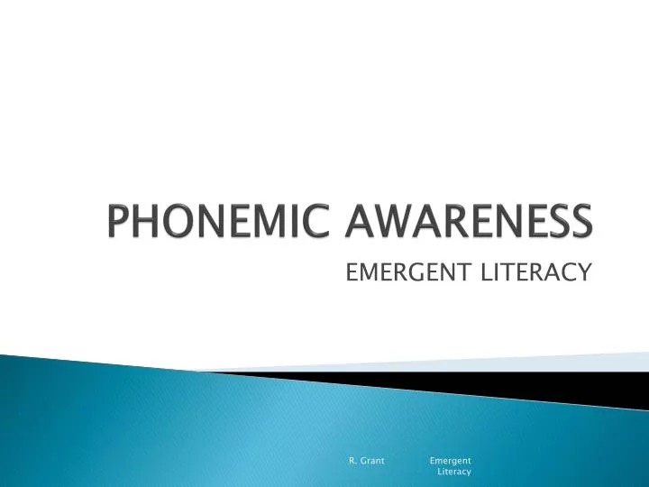 PPT - PHONEMIC AWARENESS PowerPoint Presentation, free download - ID ...